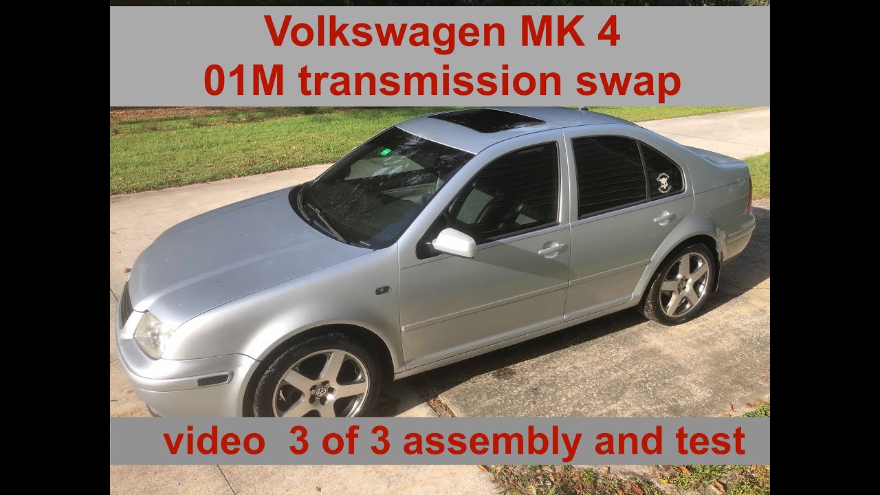 VW MK4 01M swap (3 of 3) - YouTube