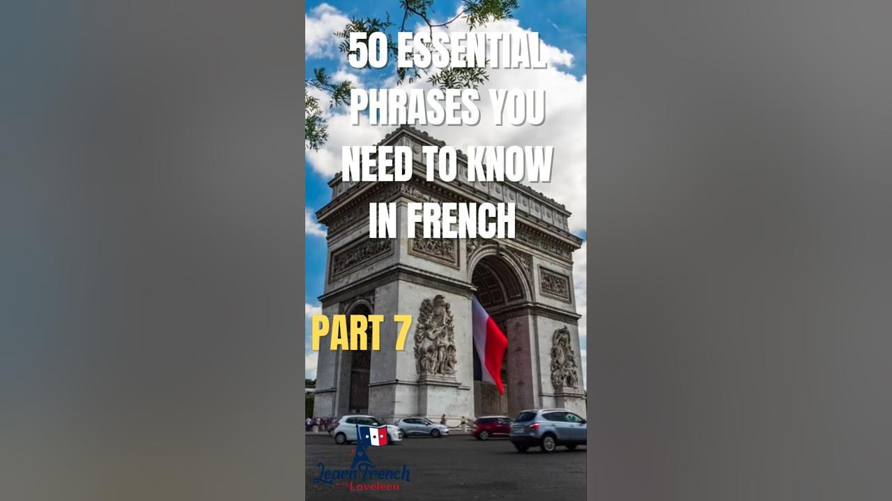 50 Essential Phrases in FRENCH Part 7 Must watch those who want to ...