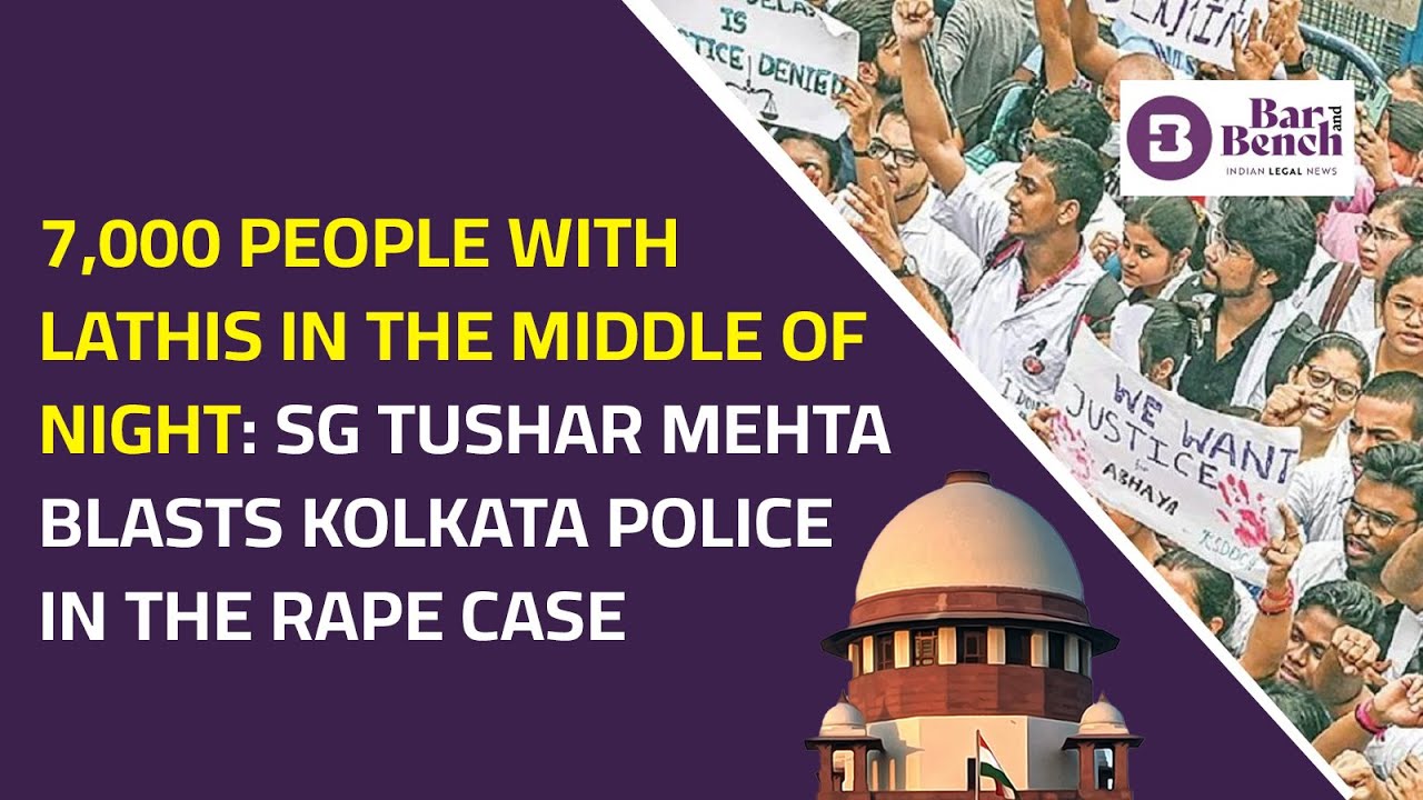 7,000 people with lathis in the middle of night: SG Tushar Mehta blasts ...