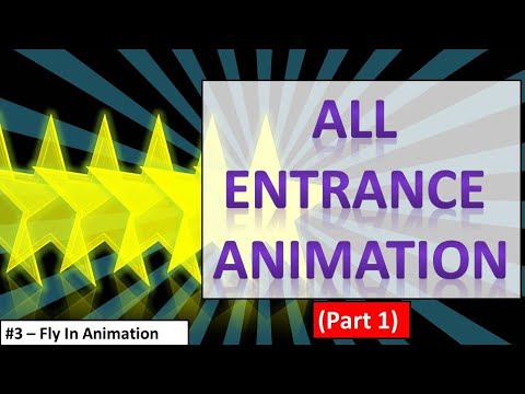 Powerpoint Basics : Learning all Entrance Animation (Part 1) - YouTube