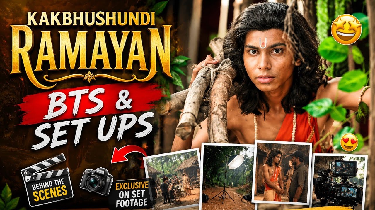 kak bhusundi ramayan BTS SET UP Rudraksh Nisiddh panchal - YouTube