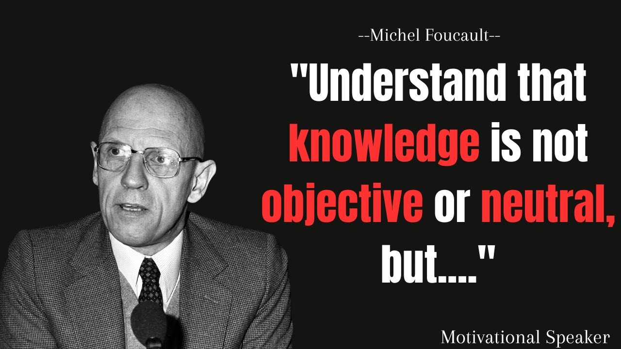 Paul-Michel Foucault Life Lessons which are better Known in Youth - YouTube