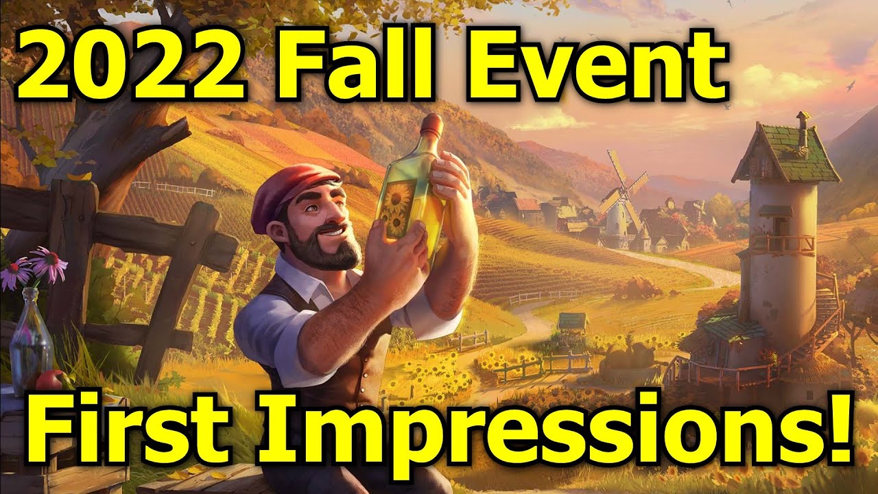 Forge of Empires: 2022 Fall Event First Impressions! ... Quite Bad New ...