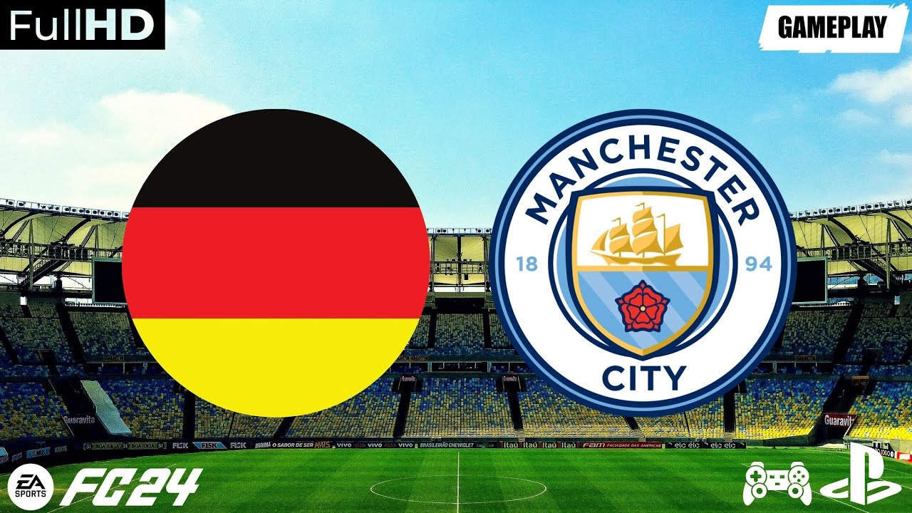 Germany vs Manchester City | EA FC 24 | Friendly | PS4 Gameplay | PS5™ Gameplay - YouTube