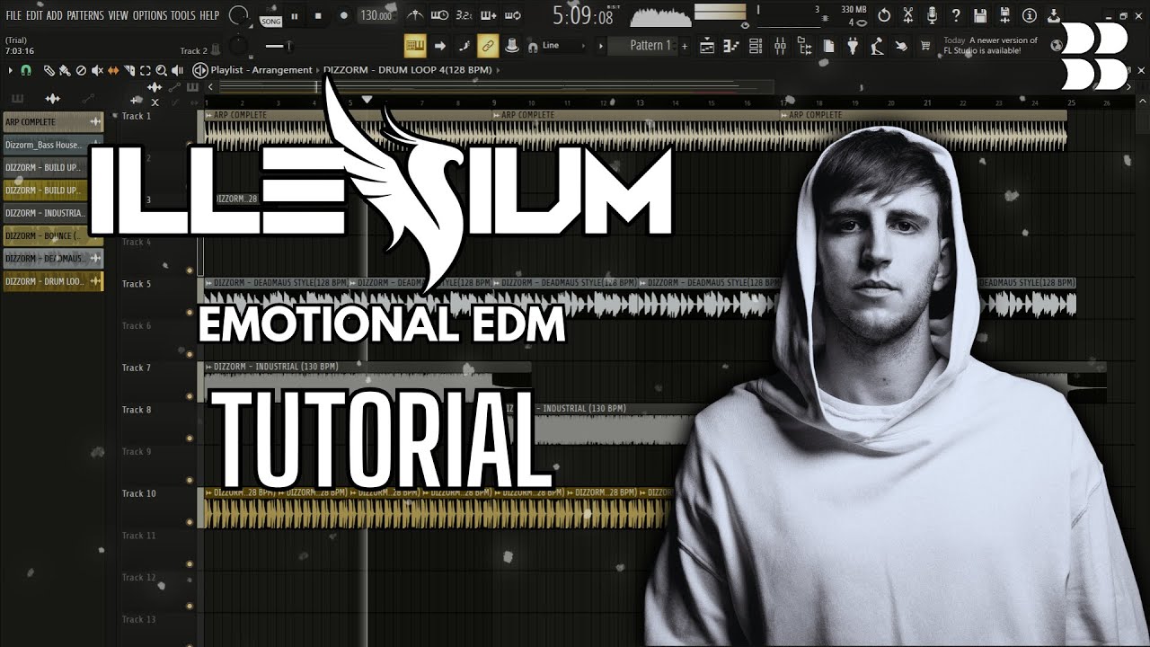 ILLENIUM-STYLE EMOTIONAL EDM IN 3 MINS | FL Studio Tutorial - YouTube