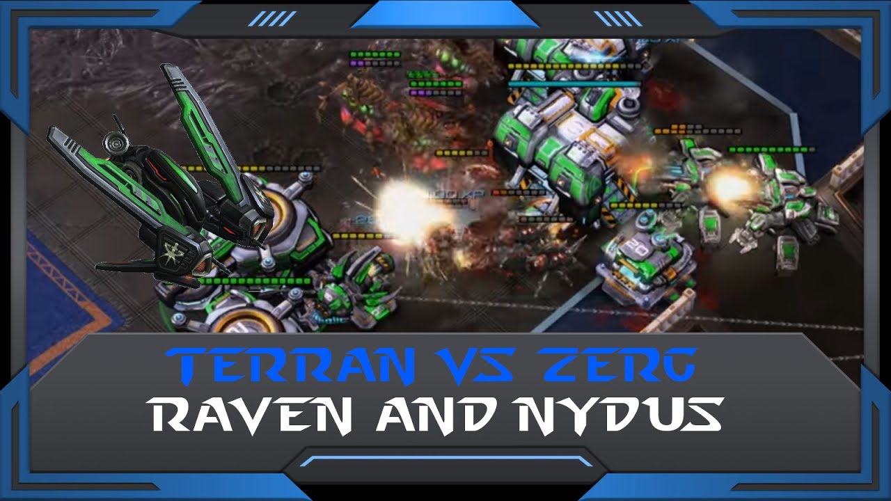 StarCraft 2 (RuFF Highlight): Raven & Nydus - YouTube