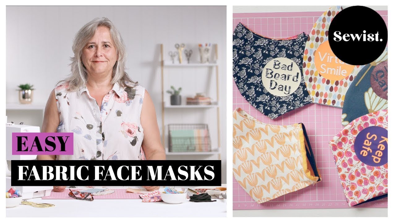 Easy to sew Face Mask - YouTube