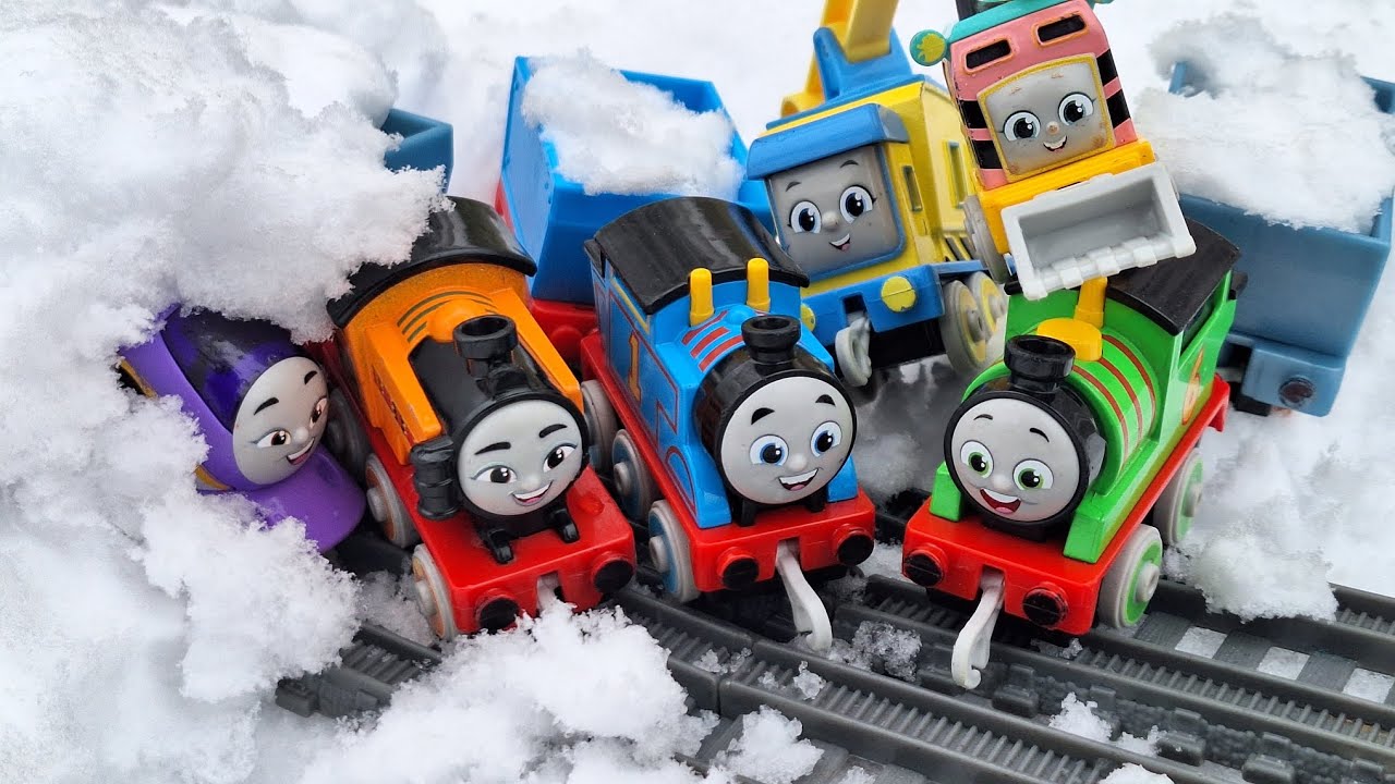Thomas all engines go season 3 episode 25, snow problem - YouTube