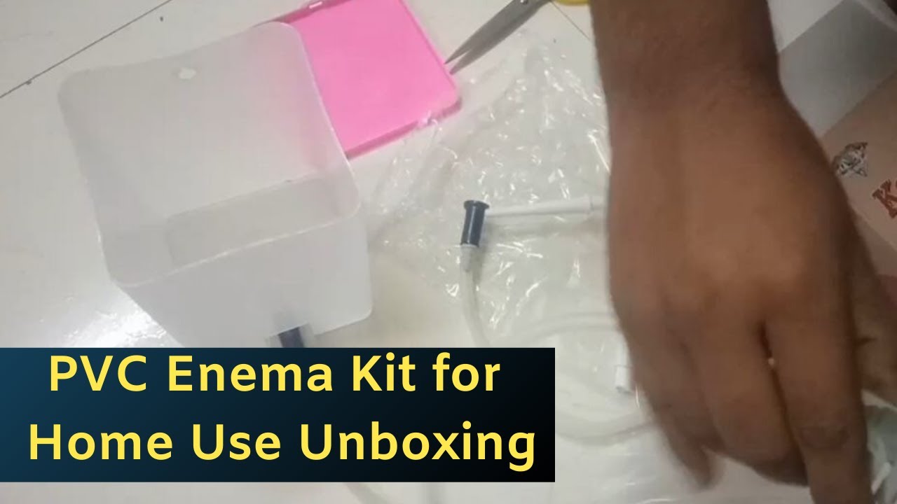 PVC Enema Kit for Home Use Unboxing - YouTube