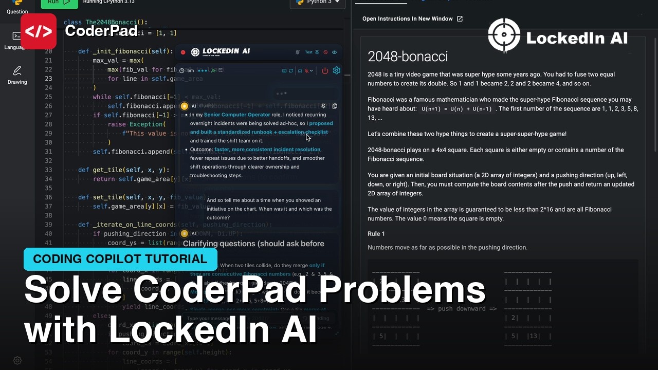 LockedIn AI Coding Copilot — Full CoderPad Tutorial - YouTube