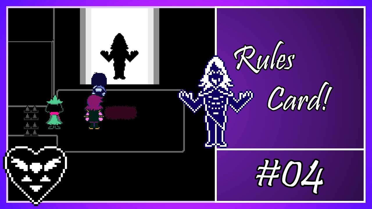 Rules Card Deltarune Chapter 1 Part 4 YouTube rules-card-deltarune-chapter-1-part-4-youtube