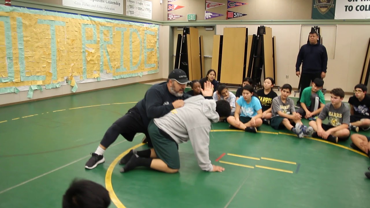 Wrestling Moves: Spiral Ride Claw, Half, Hook - YouTube