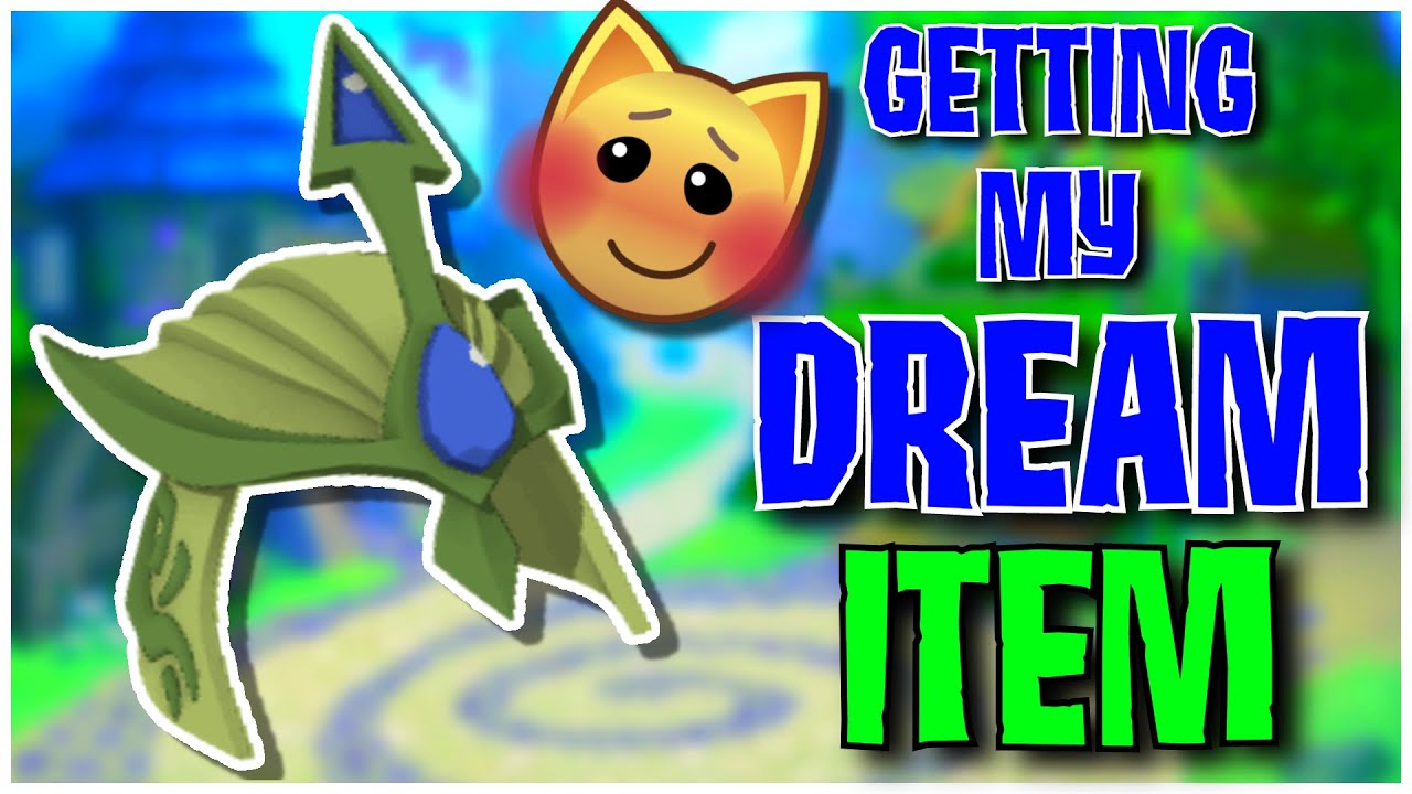 getting my DREAM ITEM in ANIMAL JAM (BETA ELF HELMET) - YouTube