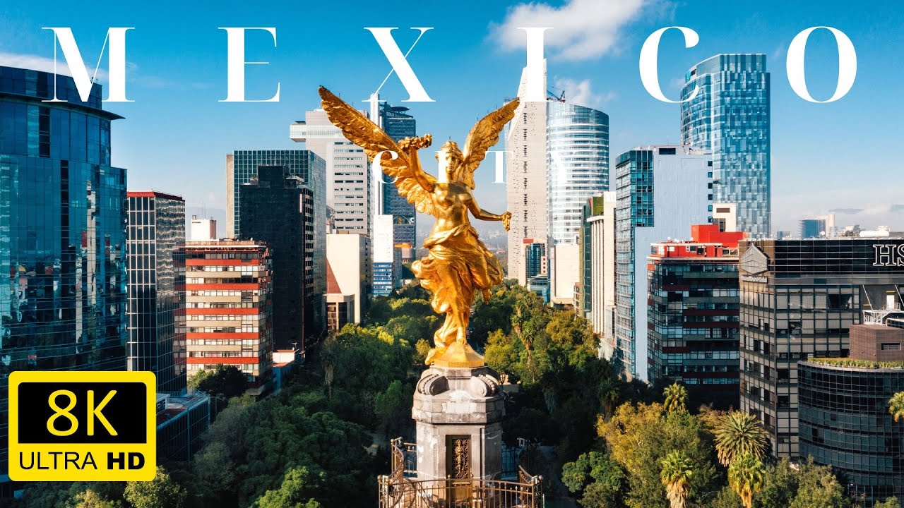 Mexico city in 8K ULTRA HD 60FPS by Drone - YouTube