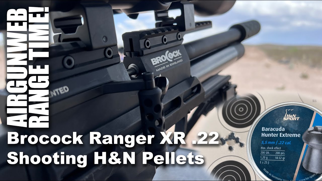 Brocock Ranger XR .22 Range Time with H&N Pellets and Hawke Optics ...