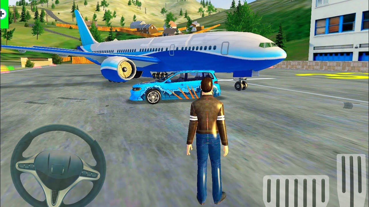 Airplane pilot Boeing 777 open world flight and drive simulator best ...