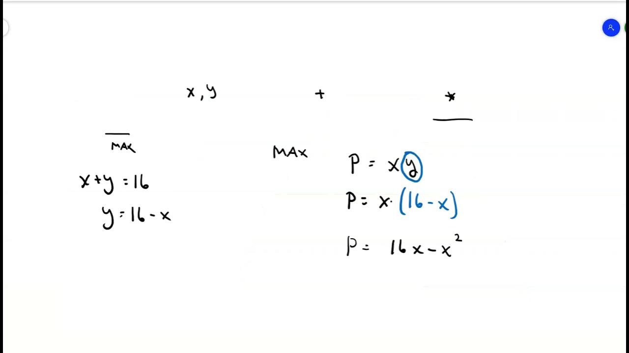Optimization Problems Part 2 (Precalculus) - YouTube