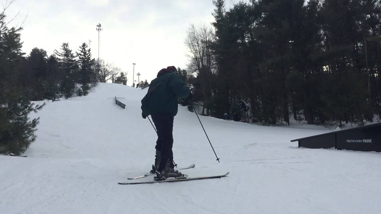 Snowboarding Trust Rail Grind - YouTube