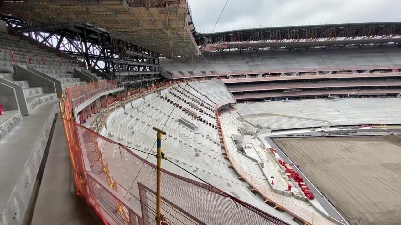 Construction continues on the new Highmark Stadium home to the Buffalo ...