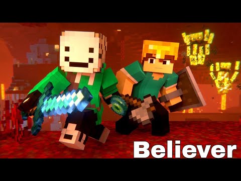 Minecraft Speed run Animation [//AMV//] Believer song || Minecraft AMV ...