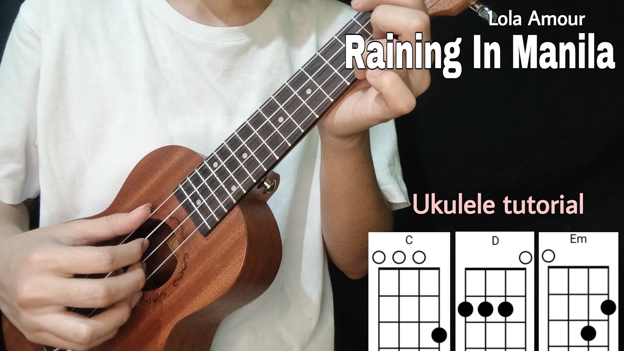 Raining In Manila Ukulele tutorial (Lola Amour) Easy Chords/with lyrics - YouTube