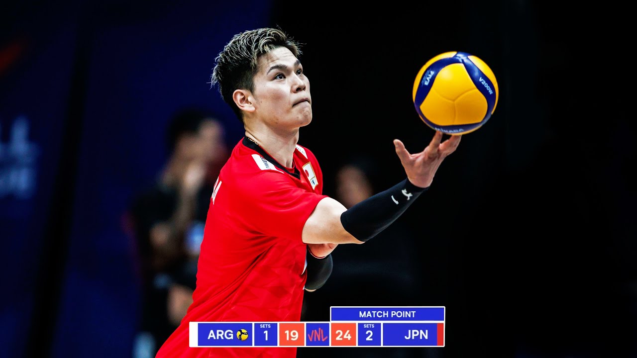 Yuji Nishida DESTROYED Argentina in Volleyball Nations League 2024 ...