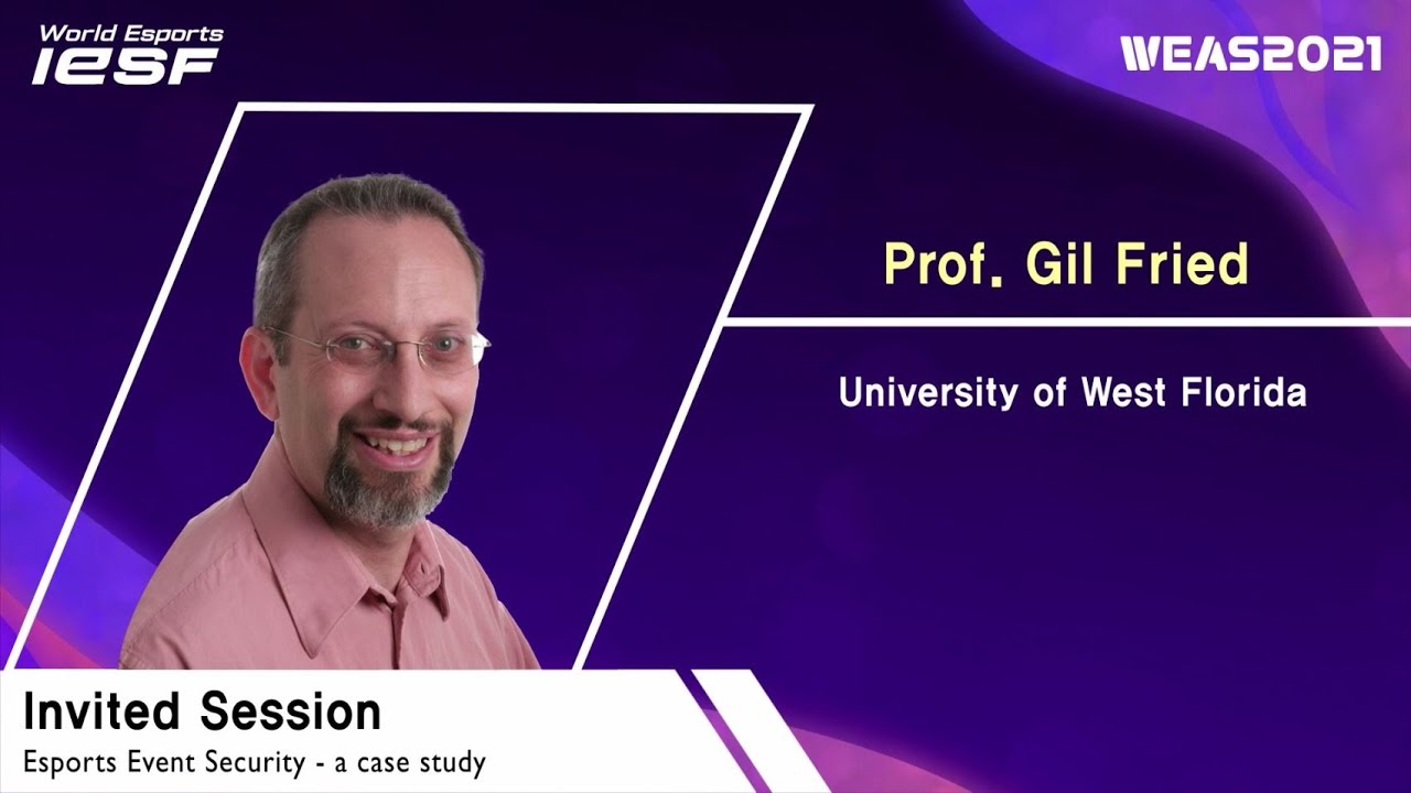[WEAS 2021] Esports Event Security – a case study - YouTube