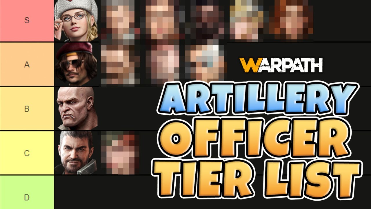 Warpath - Artillery Officer Tier List | (September 2024) - YouTube
