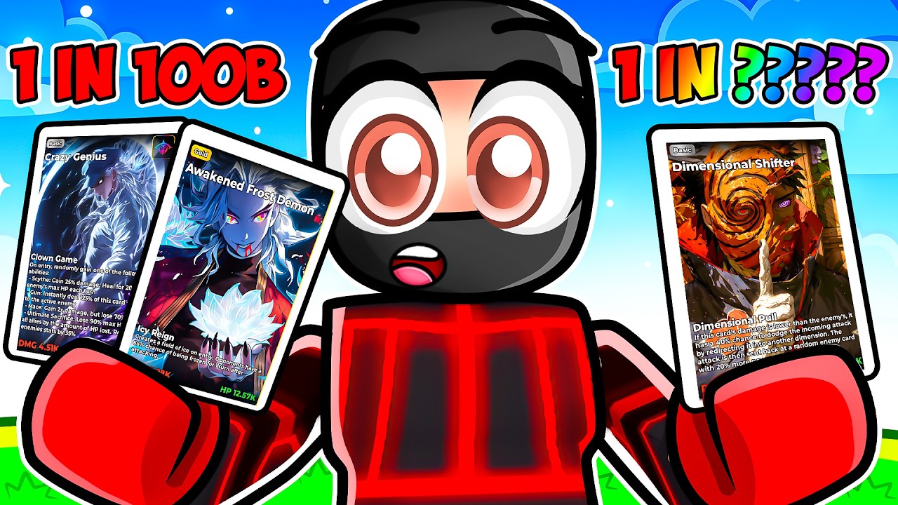 I Spent Another Week Getting The RAREST Anime Cards in Roblox - YouTube