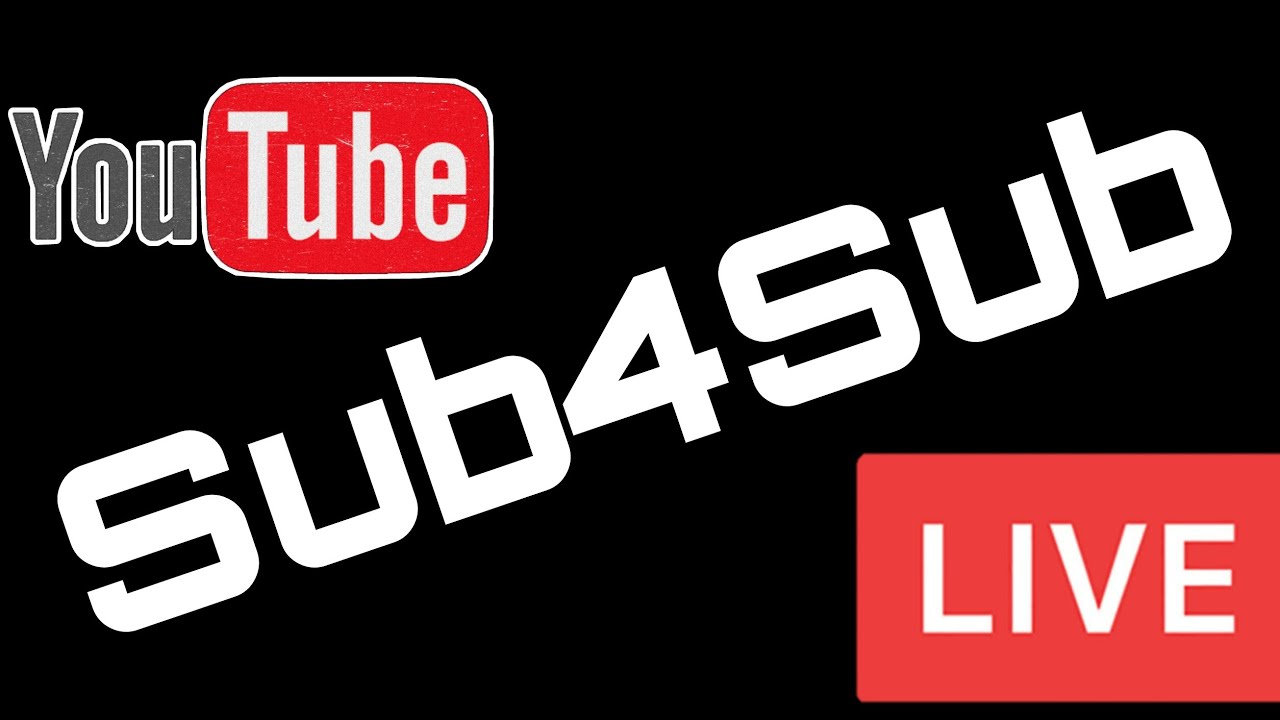 Sub4sub Sub for Sub Live Stream / #sub4sub #subswap #subforsub live ...