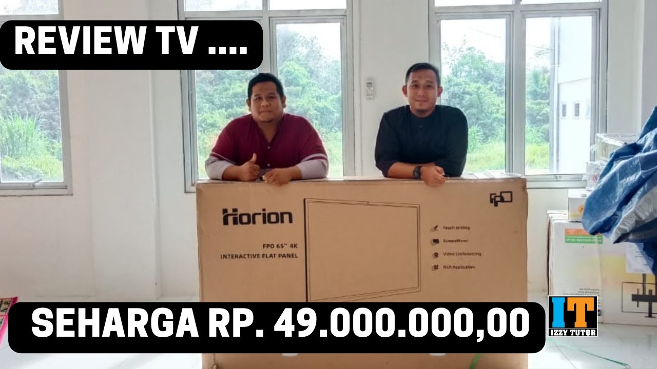 REVIEW TV HARGA Rp. 49.000.000....!!!! HORION TV Touchscreen - YouTube