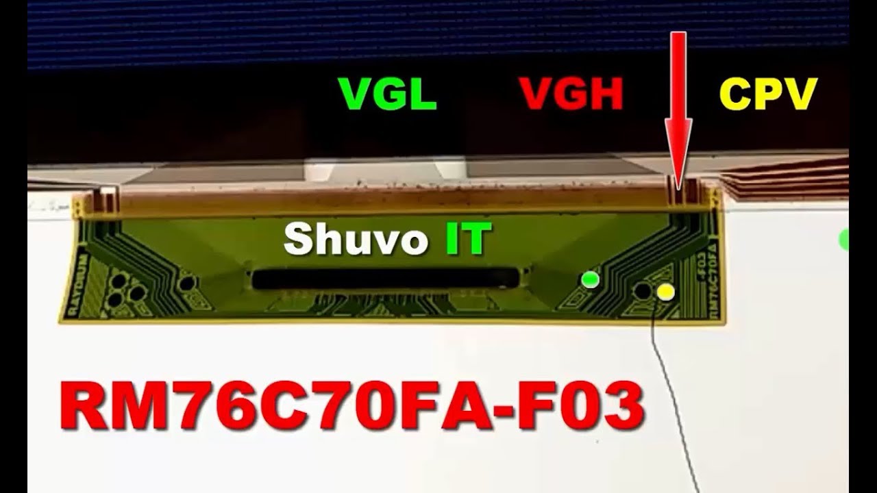 #half_display #lcd_led_tv_panel_bypass LCD LED TV Half Display ...