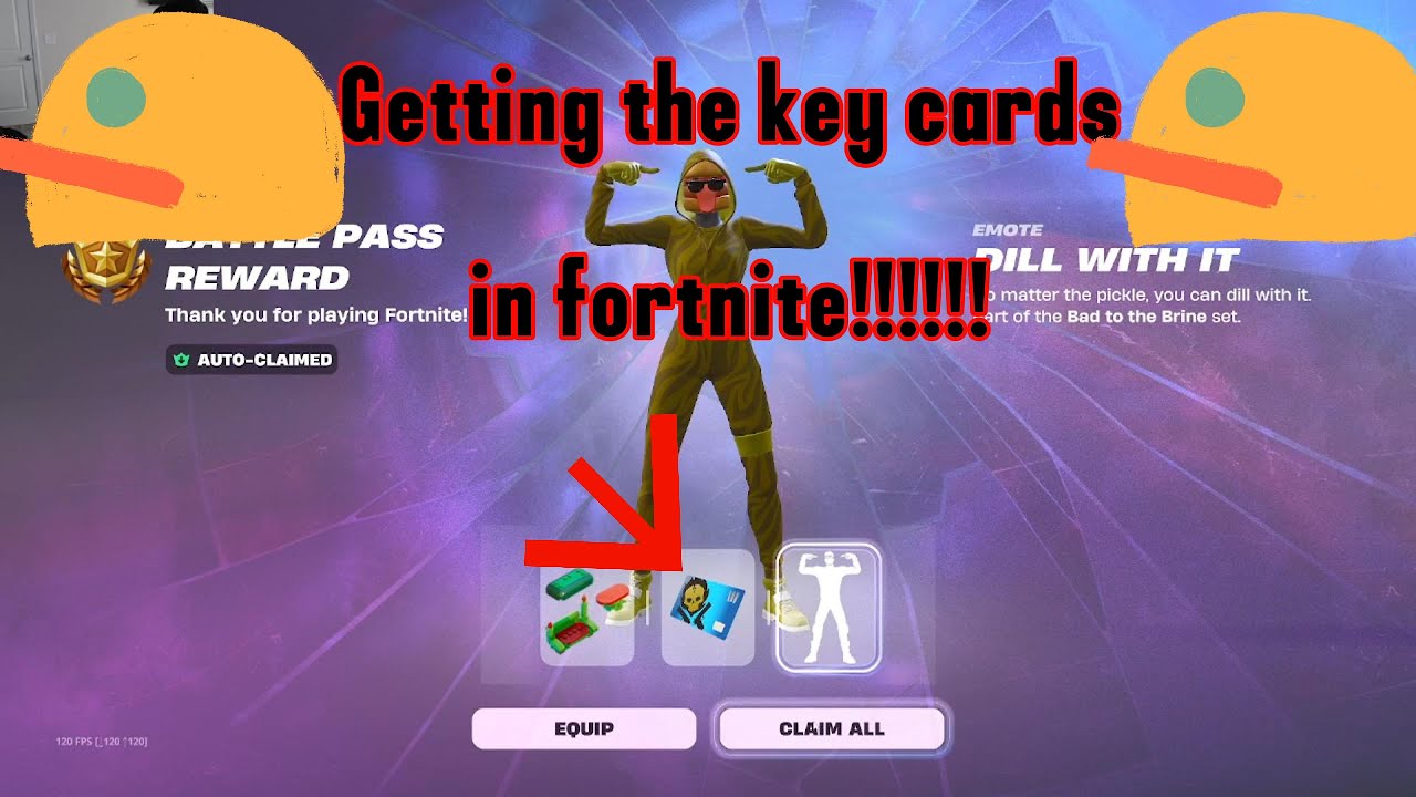Fortnite key card👍 - YouTube