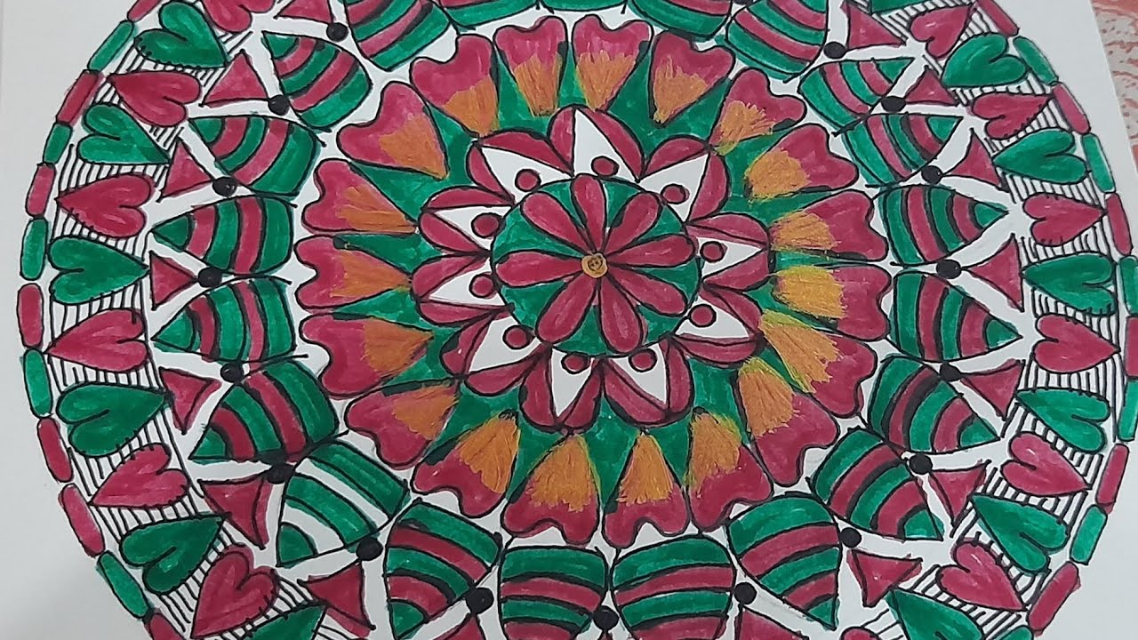 How to draw Mamdala Art. - YouTube