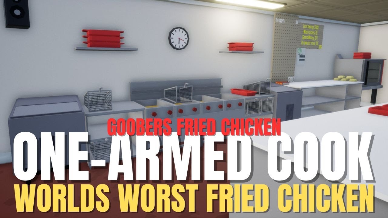 One Armed Cook - Worlds Worst Fried Chicken - YouTube