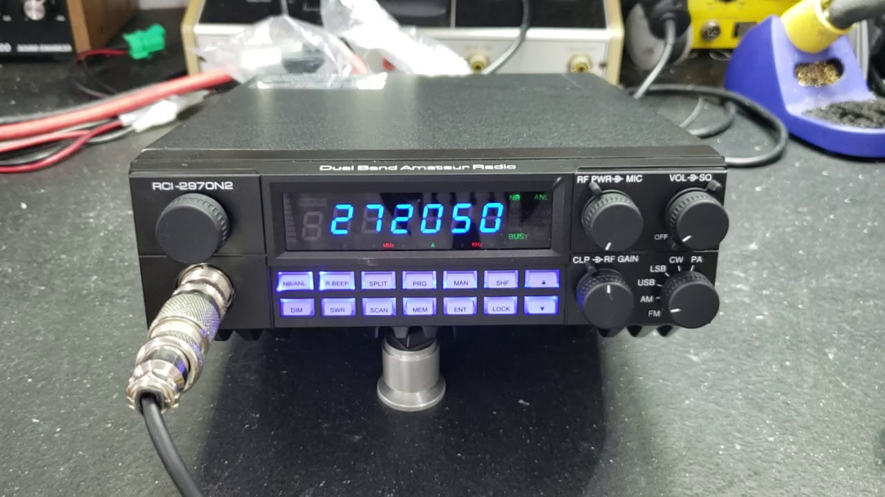 RCI-2970N2 Blue streak Edition for my friend down South - YouTube