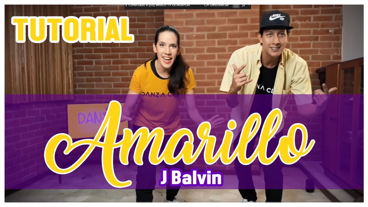 AMARILLO J Balvin TUTORIAL COREOGRAFIA 💛 #danceathome #whitme - YouTube