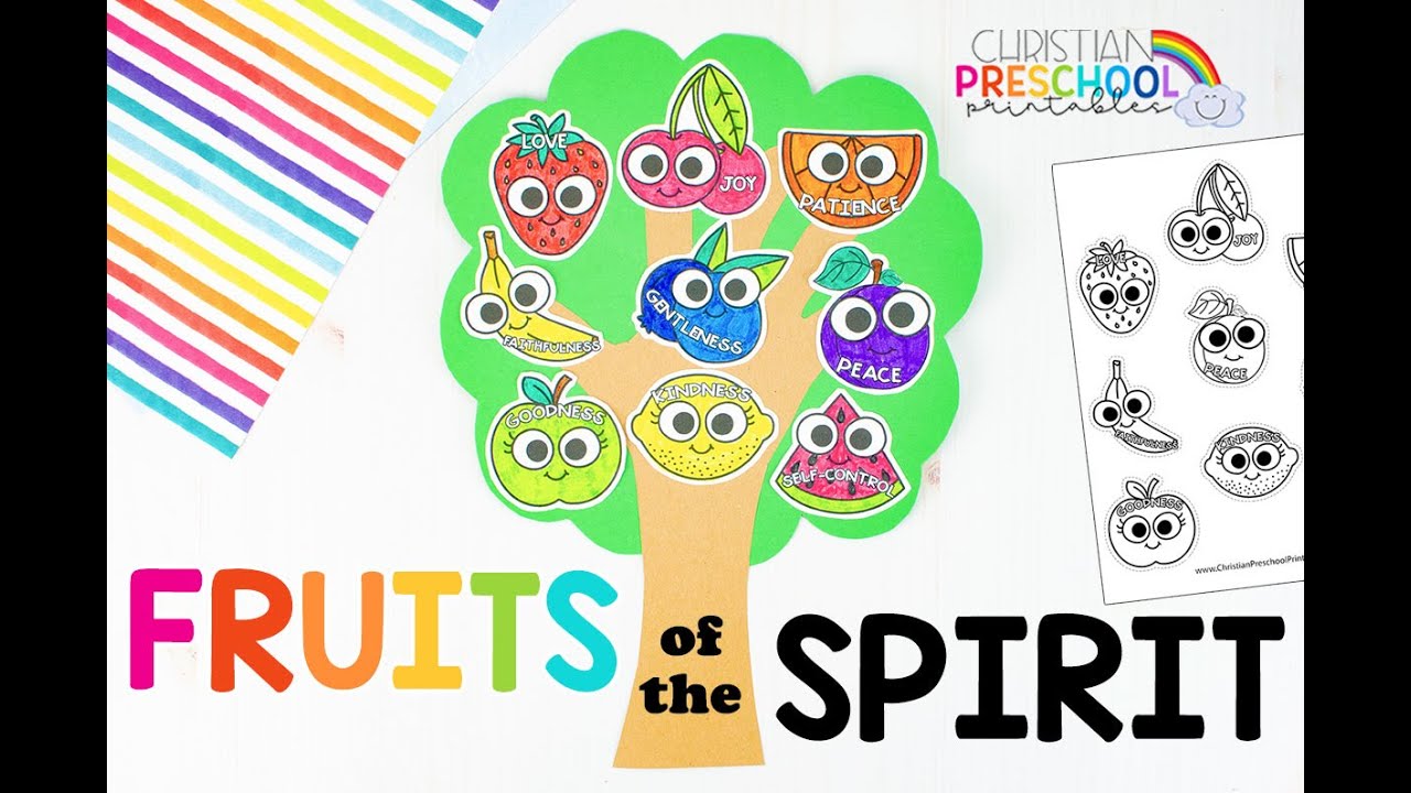 Fruit of the Spirit Bible Craft - YouTube