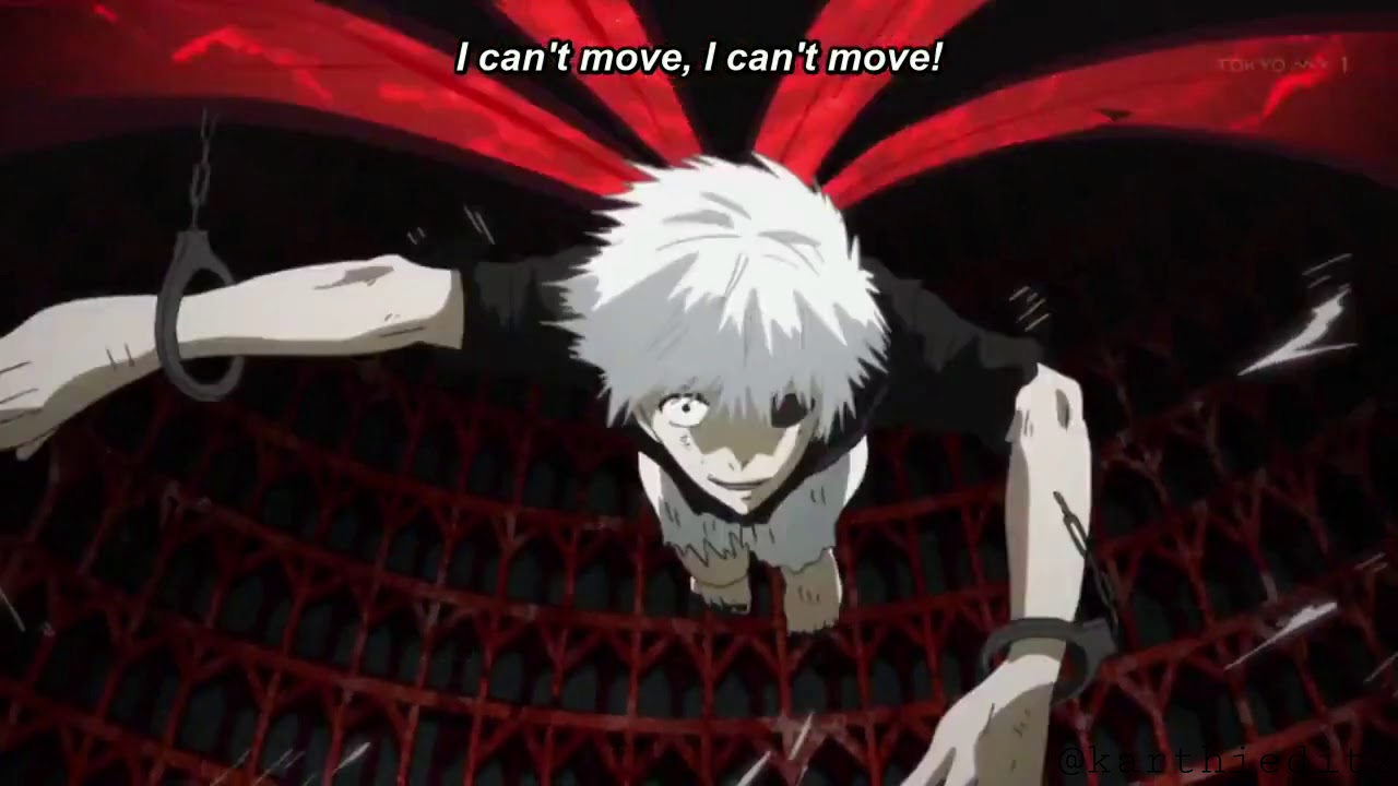 tokyo ghoul : kaneki leg twisting - YouTube