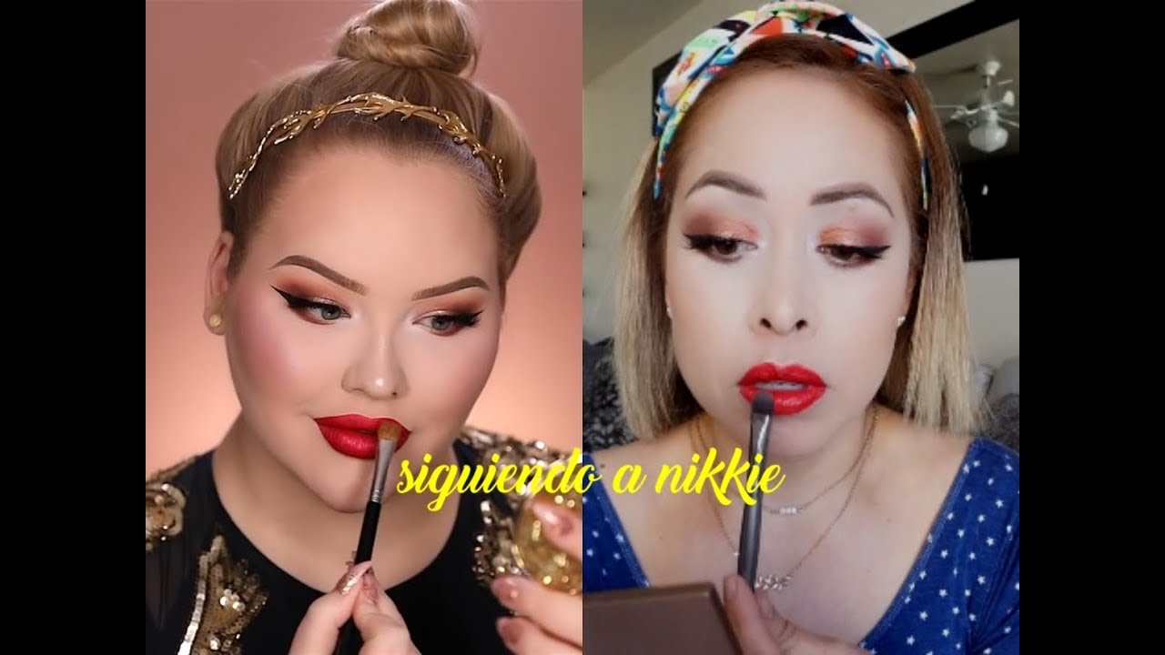 intento seguir tutorial de NIKKIE TUTORIALS - YouTube