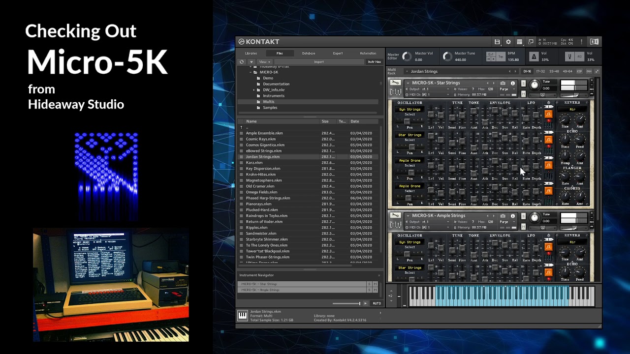 Micro 5K // Hideaway Studio // Kontakt // Preset Testing - YouTube