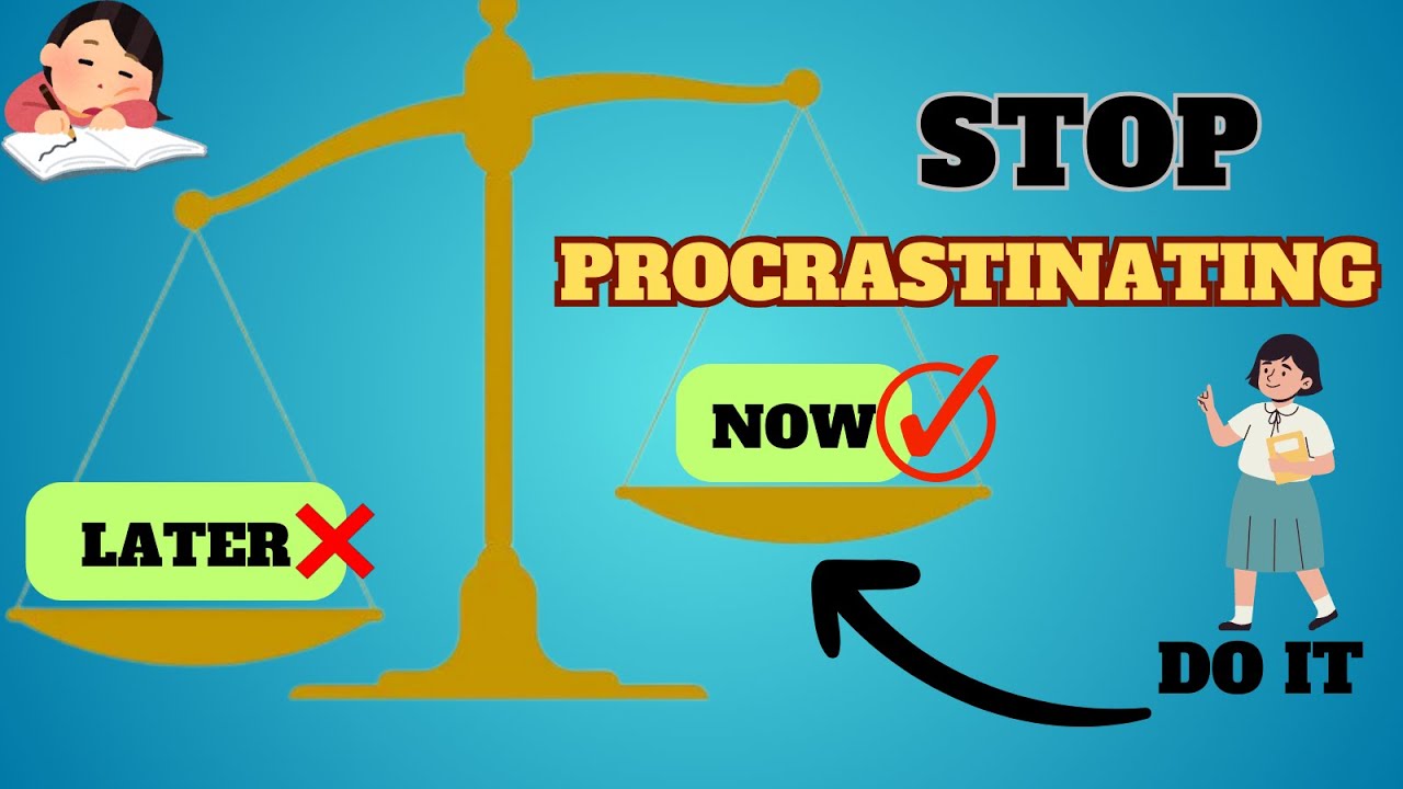 How to avoid procrastination in 5 steps 🧠 | How to destroy procrastination in 60 seconds - YouTube