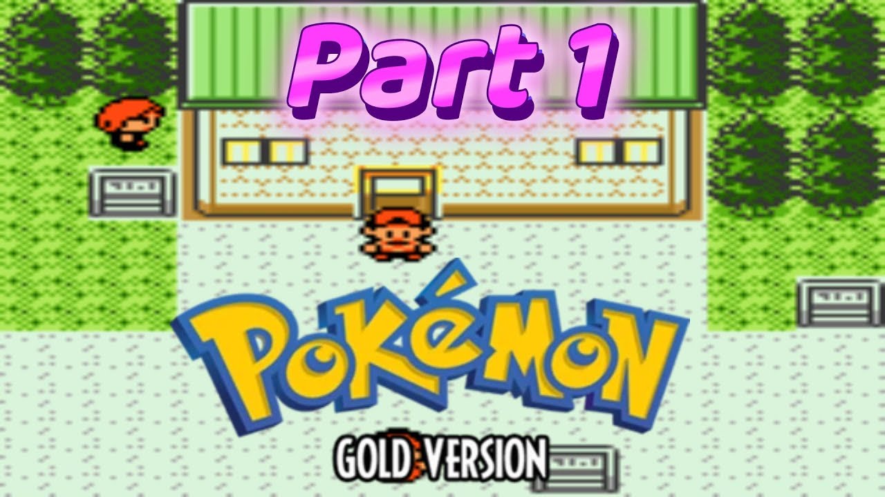 Pokemon Gold Walkthrough Part 1 | New Bark Town & Cherrygrove City ...