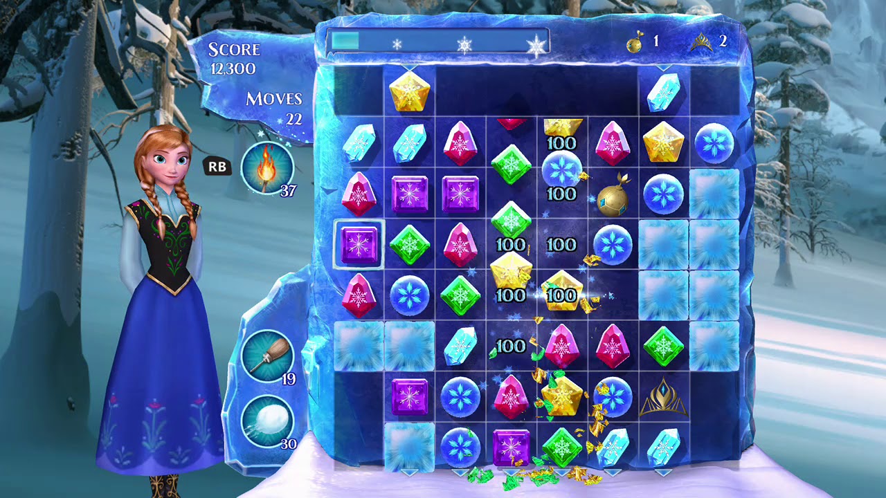 Frozen Free Fall: Snowball Fight Level 93 Walkthrough, , No Power Ups ...