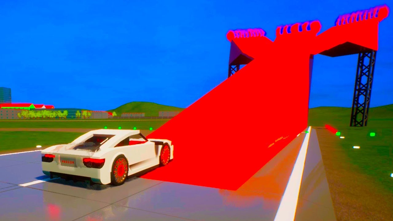 Speed Jumps on the BIG Lego Ramp - Brick Rigs - YouTube