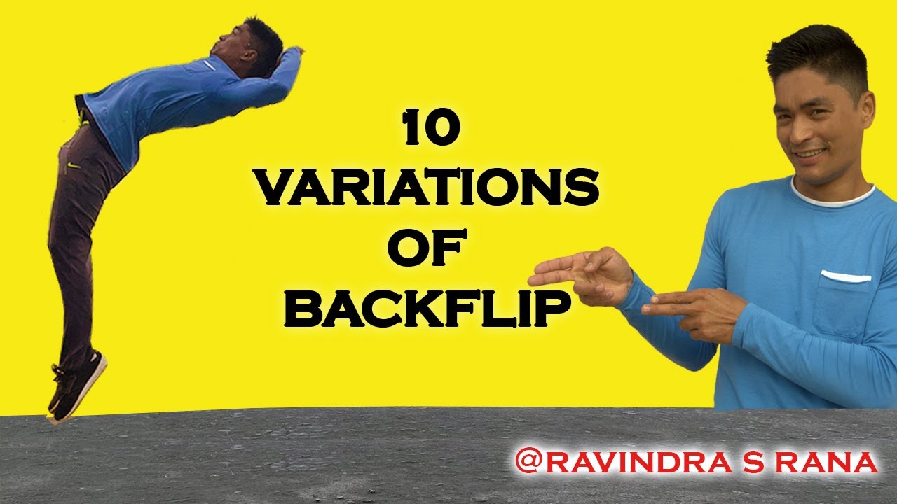 10 Variation of backflip| how to backflip variation | - YouTube