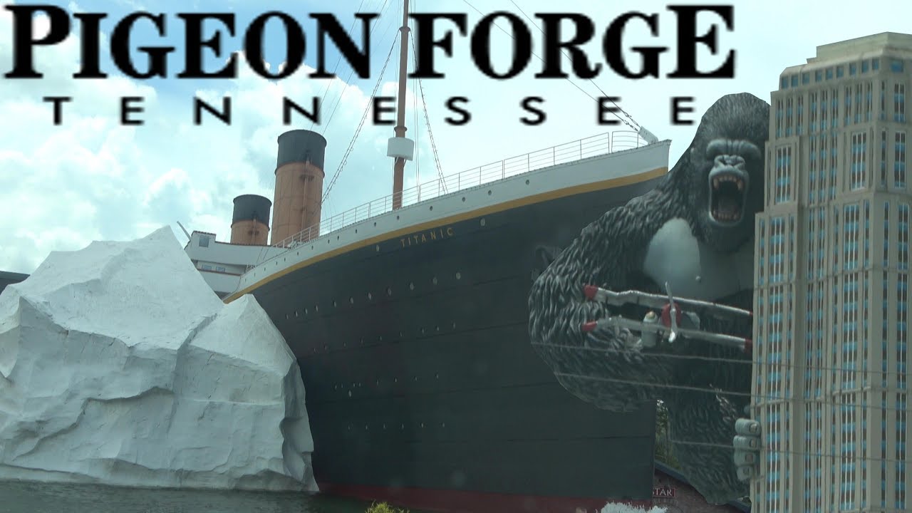 Driving The Strip (Parkway) in Pigeon Forge Tennessee with The Legend ...