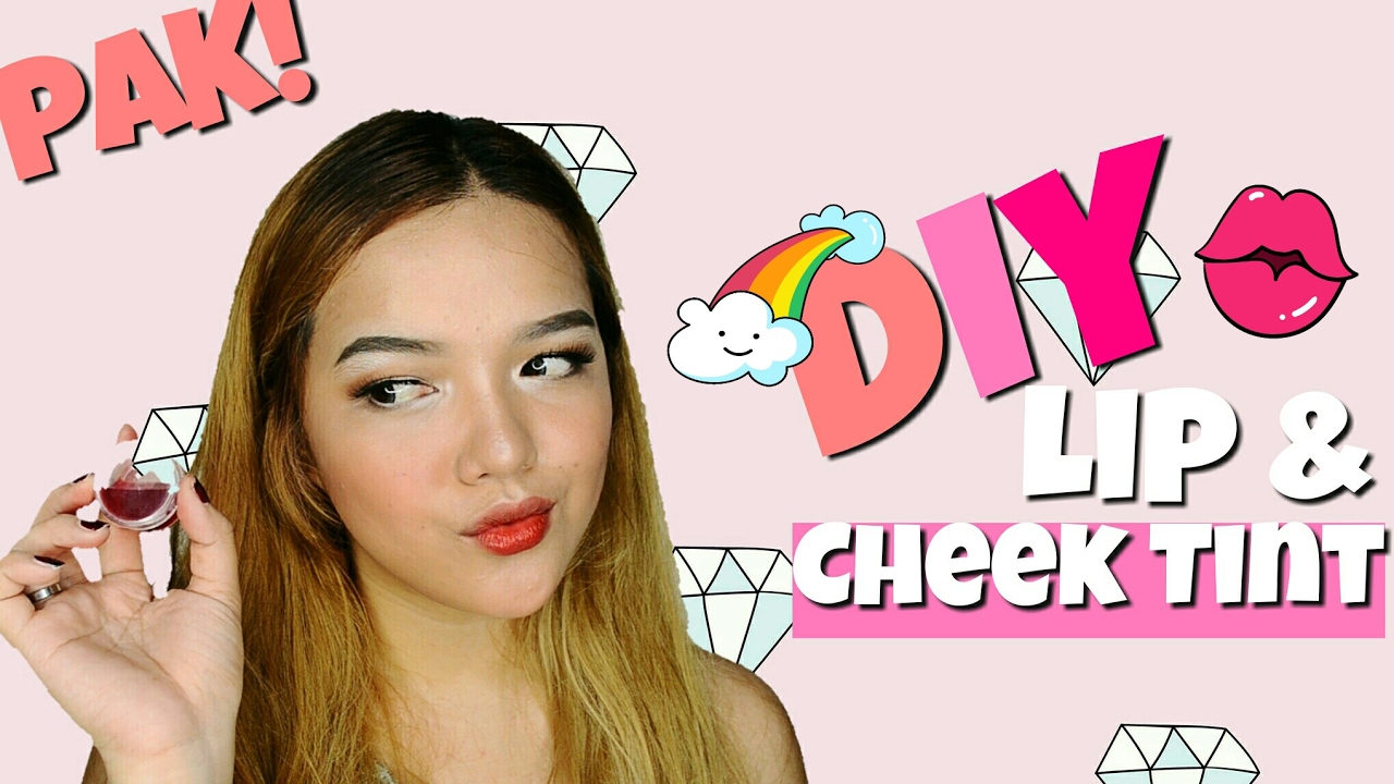 DIY Lip and Cheek Tint with Crepe Paper | Philippines - YouTube