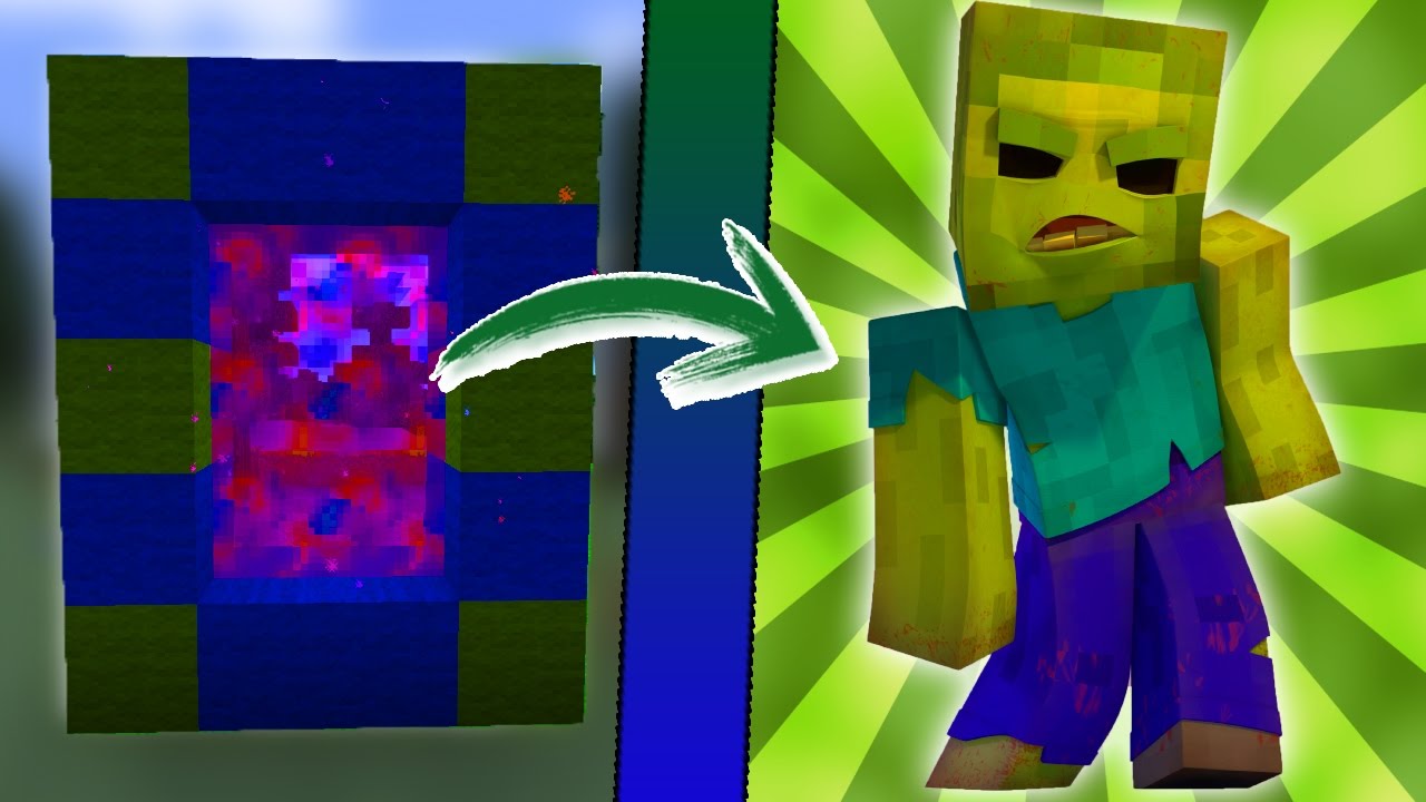 Minecraft COMO hacer un PORTAL a la DIMENSION de LOS ZOMBIES | COMO ...