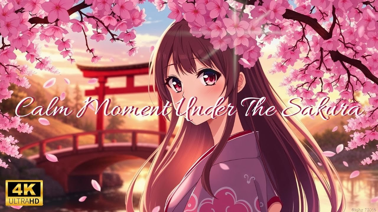 Tranquil Moments Under Sakura: Relaxing & Calming Lo-Fi Vibes in a ...